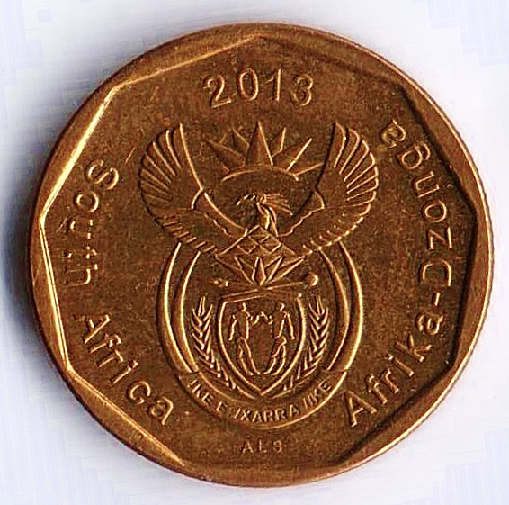 Монета 50 центов. 2013 год, ЮАР. South Africa - Afrika-Dzonga. Интернет ...